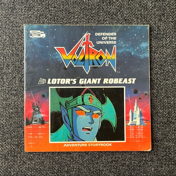 Other | 1984 Voltron Lotars Giant Robeast Adventure Storybook | Poshmark